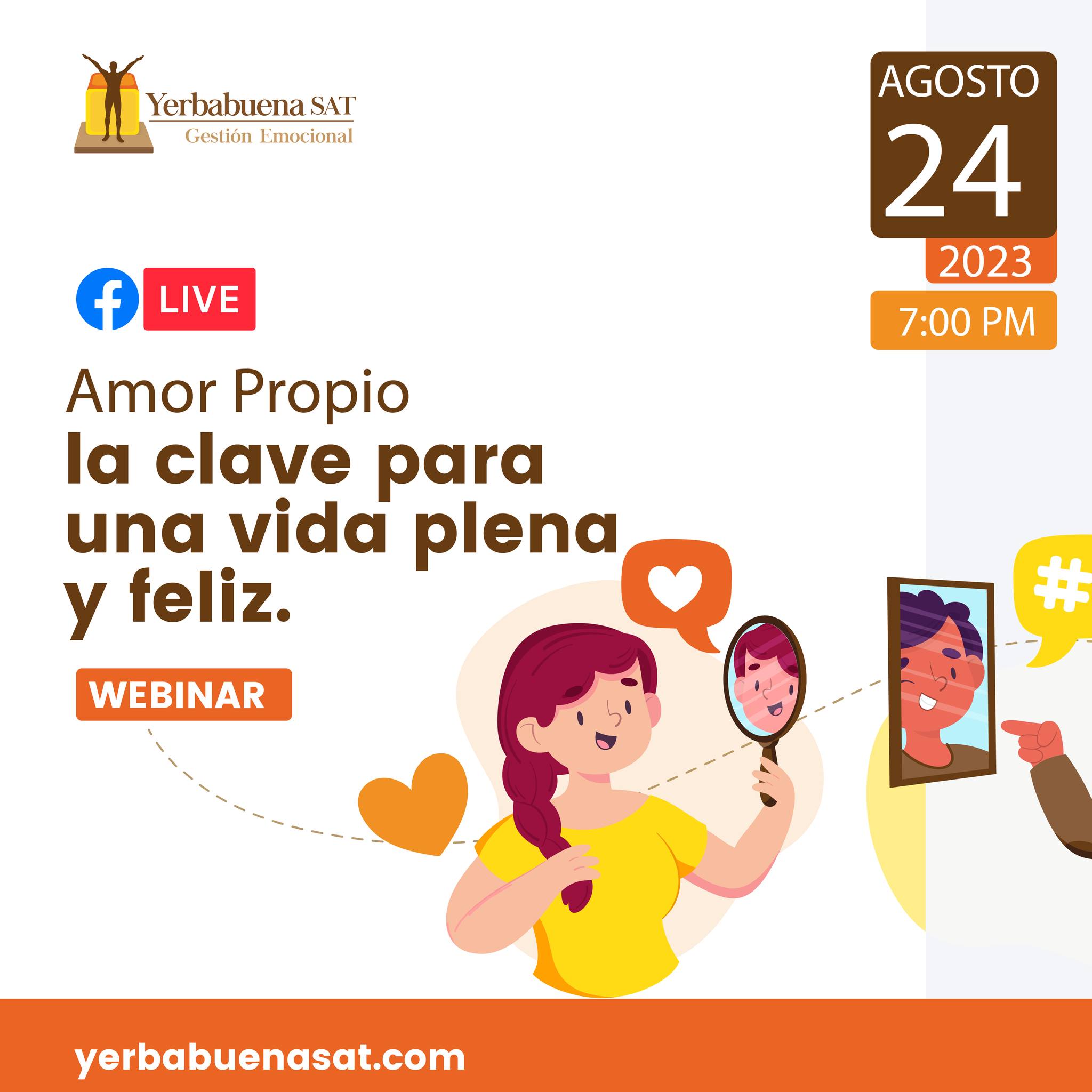 ¡AMOR PROPIO! La clave para una Vida Plena y Feliz - Yerbabuena SAT ...